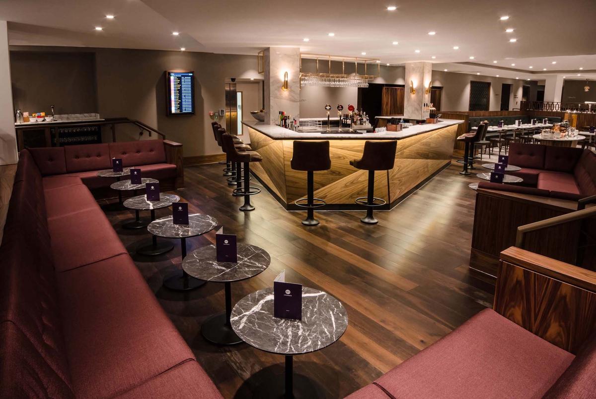 No1 Lounge Sample Menu at London Gatwick South Terminal